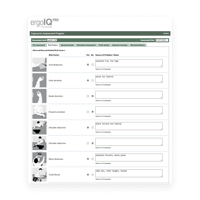 Ergonomics Software ergoIQ | Humanscale Consulting